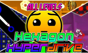 Play Geometry Dash Hexagon Hyperdrive Crazy Cattle 3d